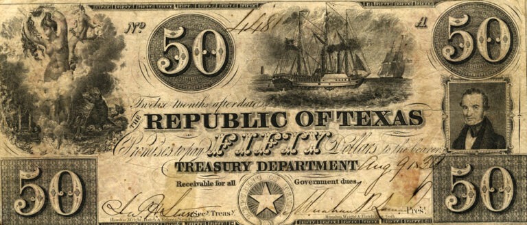 Texas Redback Currency: A Hidden Gem in the John P. McGovern, MD Collection of Texas Historical ...